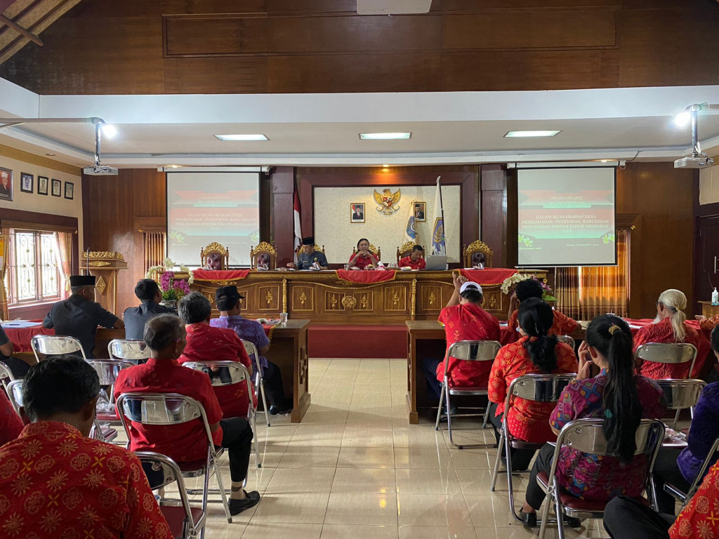 Musyawarah Desa (Musdes) Penetapan Rancangan Perubahan Anggaran ...